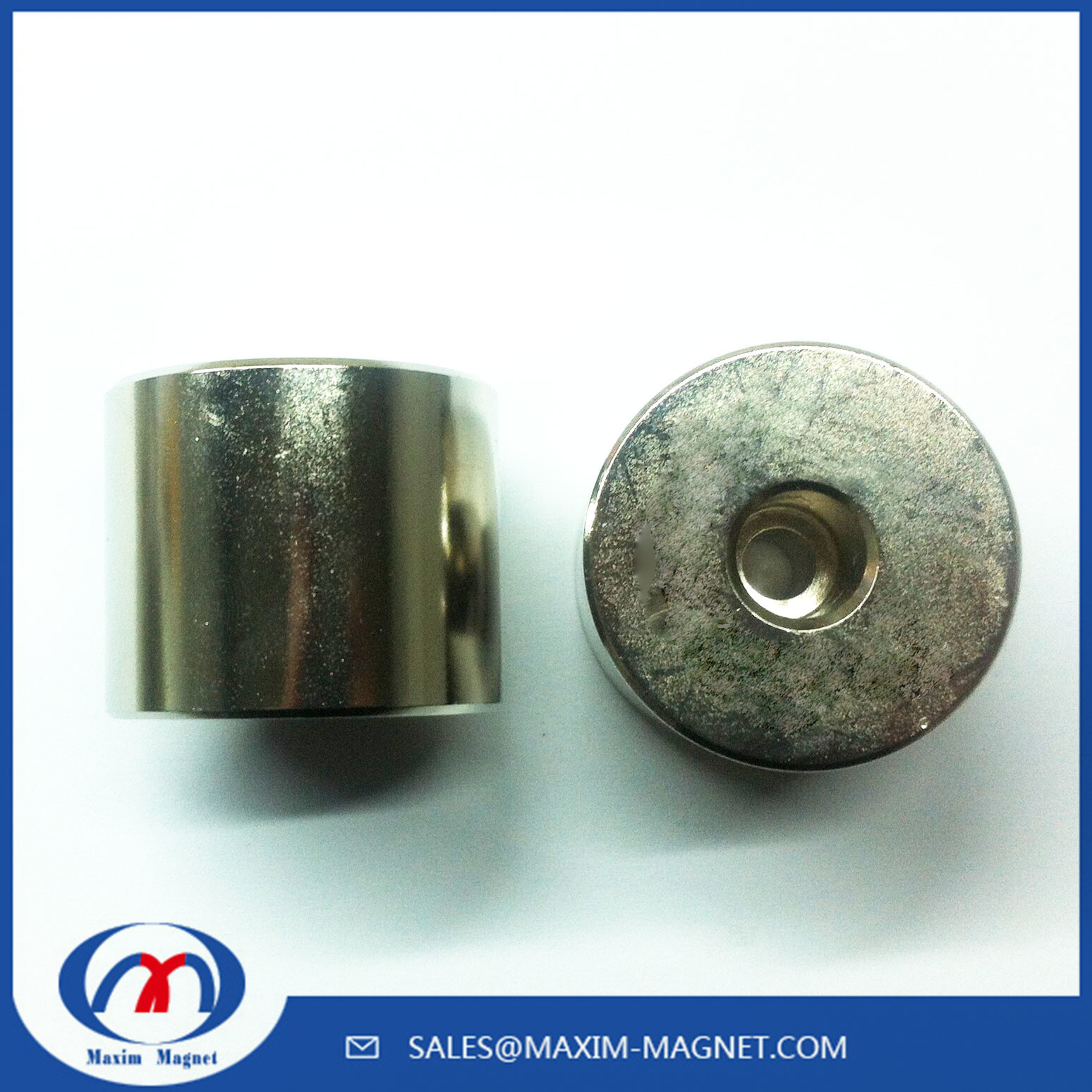 Neodymium magnets with holes