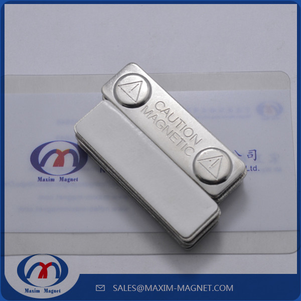 Steel type Magnetic name badge